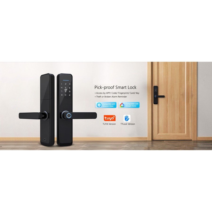 SEYVEN SMART DOOR LOCK - HD-TTLOCK - Listrik Klik